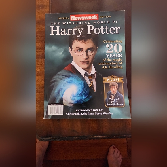 Newsweek | Other | Harry Potter Magazine With Blue Magical Cover | Poshmark